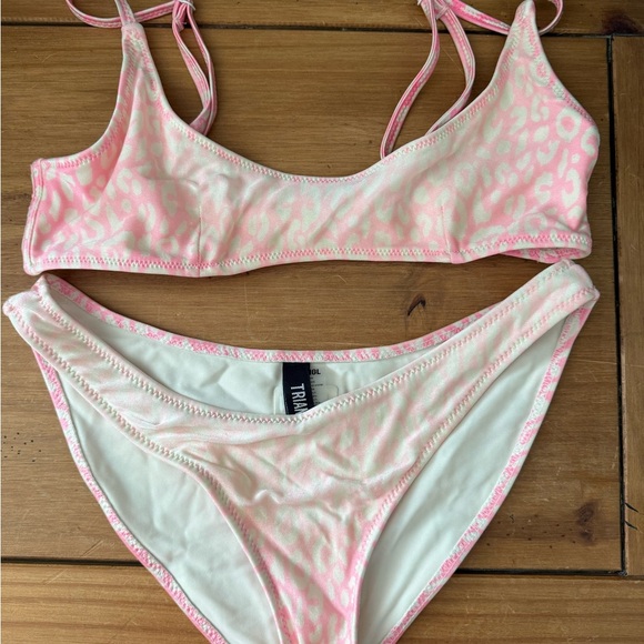triangl swimwear | Swim | Triangl Swimwear Pink Bikini Set | Poshmark